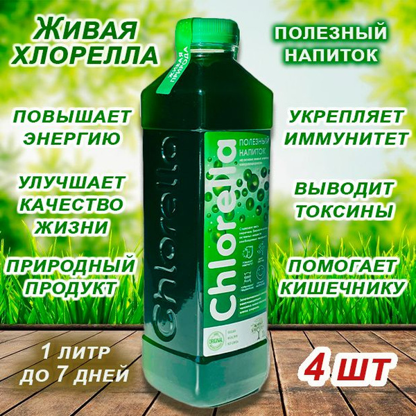 Напиток органический "Живая хлорелла" - купить с доставкой по выгодным ...