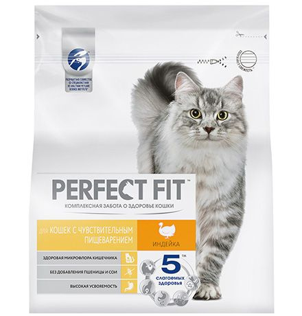 Perfect Fit Sensitive / Сухой корм Перфект Фит для чувствительных кошек ...