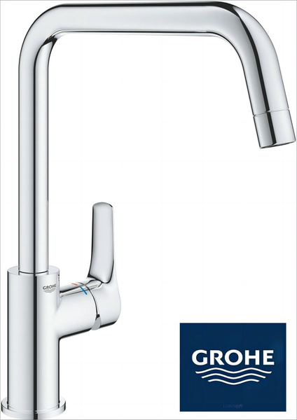 Смеситель для кухни Grohe Eurosmart 30567000 однорычажный, латунный ...