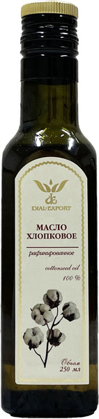 Растительное хлопковое масло рафинированное 250 мл. Dial-Export ...