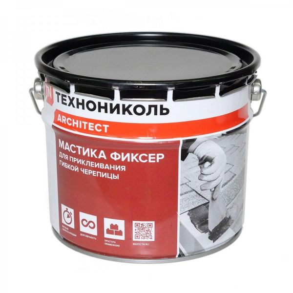 Мастика для гибкой черепицы Технониколь №23 (Фиксер), 3,6кг - купить по ...