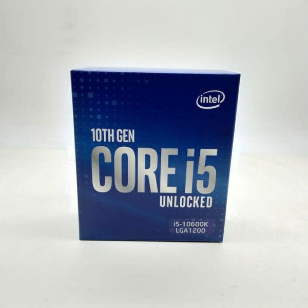 Процессор Intel I5-10600K-GZA-211-(30%) Core i5 10-го поколения, BOX (с кулером), 6 яд., 4.1 ГГц ...