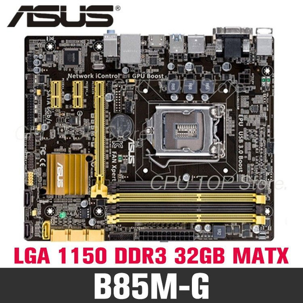 Настольная плата ASUS E R2.0 B85M - G PLUS с чипом INTEL B85 LGA 1150 ...