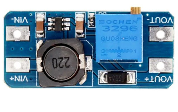 MT3608 DC-DC module, DC-DC преобразователь, повышающий, Uвх2...24В ...