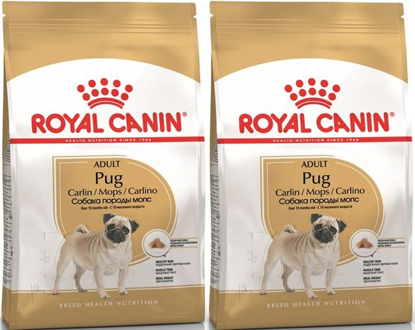 Royal Canin Корм сухой для мопса 500г., 2 уп - купить с доставкой по ...