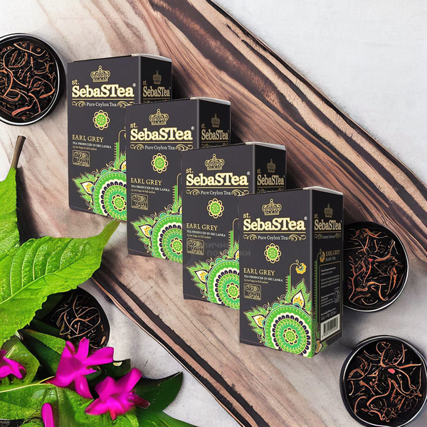 Чай черный SebasTea Earl Grey, 4 шт х 37,5 гр - купить с доставкой по ...