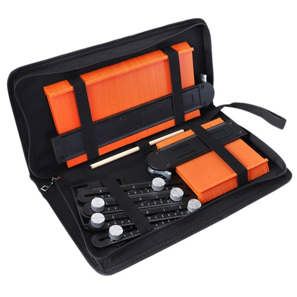(1 набор) Wider Self-Locking Contour Gauge Arc Ruler Profiling Gauge ...