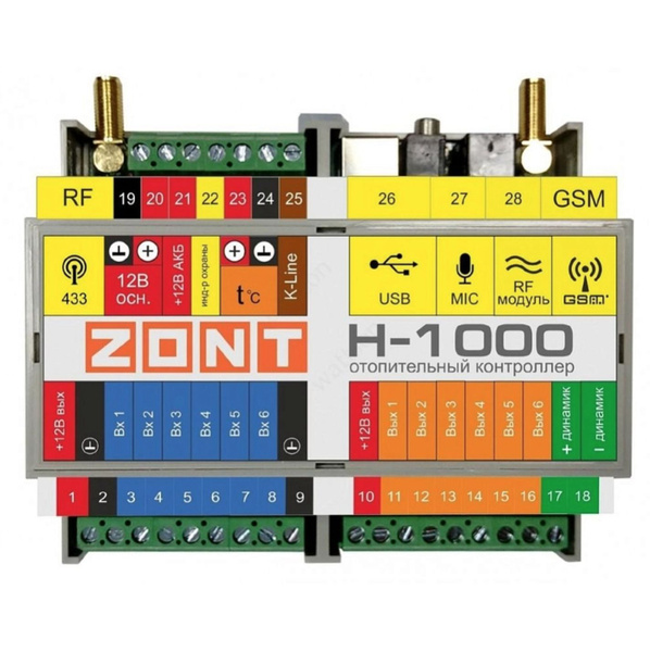 Универсальный контроллер ZONT H1000+ PRO купить на OZON по низкой цене ...