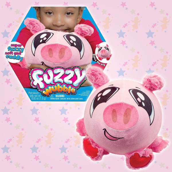 Игрушка Fuzzy Wubble Надувной пушистый Поросенок 28 см - купить с ...