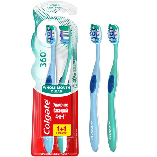 Зубная щетка Colgate 360 Суперчистота всей полости рта ...