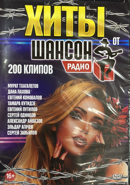DVD диск Хиты от радио Шансон 200 клипов - купить с доставкой по ...