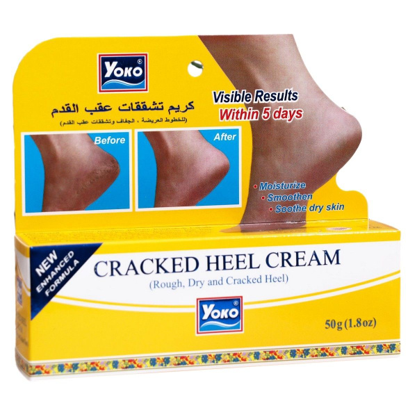 Yoko Крем для ног от трещин на пятках / Cracked Heel Cream, 50 г ...