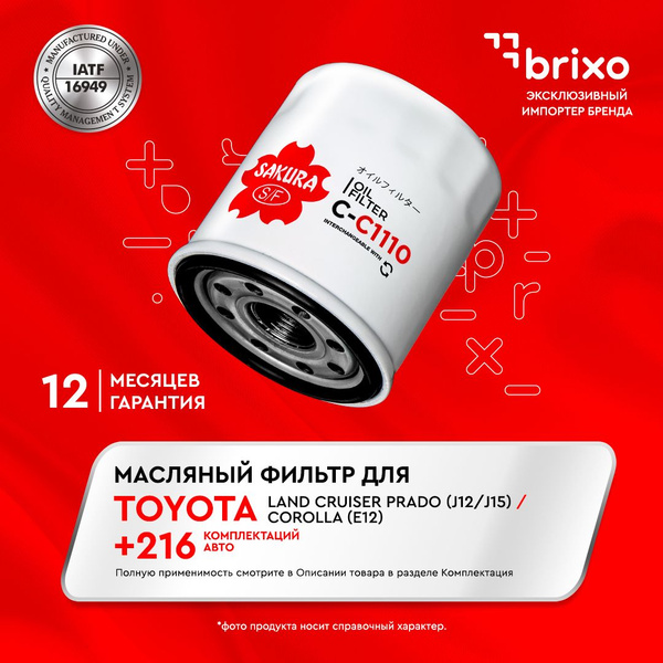 Вопросы и ответы о Масляный фильтр TOYOTA LAND CRUISER PRADO (J12/J15 ...