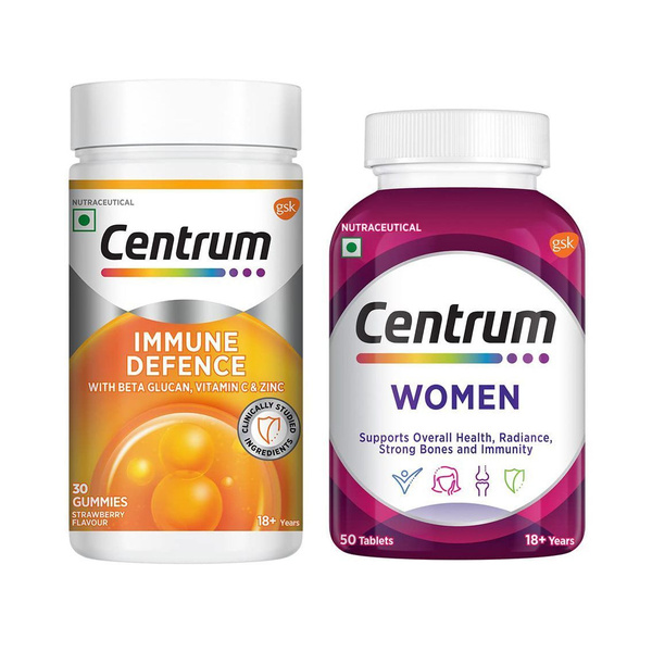 Набор: жевательные конфеты для иммунной защиты и добавка для женщин (30 ...