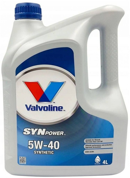 Масло моторное Valvoline 5W-40 Синтетическое - купить в интернет ...
