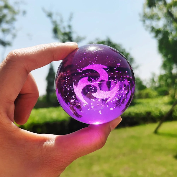 Genshin Oculi Crystal Glass Impact Elemental Reactions Светодиодная ...