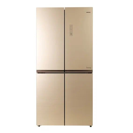 Холодильник Centek CT-1756 NF Beige Glass с распашными дверями ...
