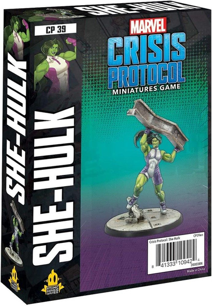 Миниатюра MARVEL CRISIS PROTOCOL: SHE-HULK EN - купить с доставкой по ...