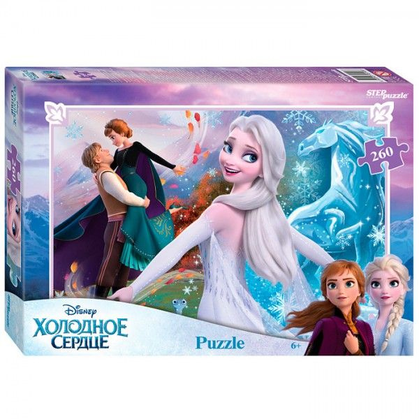 Пазл Step Puzzle "Холодное сердце", 260 элементов (95148) - купить с доставкой по выгодным ценам ...