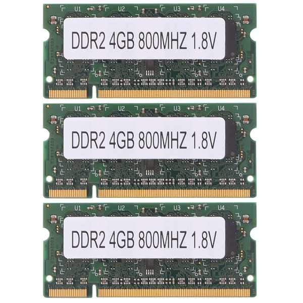 Ddr2 4 ГБ 800 МГц Ram Pc2 6400 2rx8 200 контактов Sodimm для ноутбука