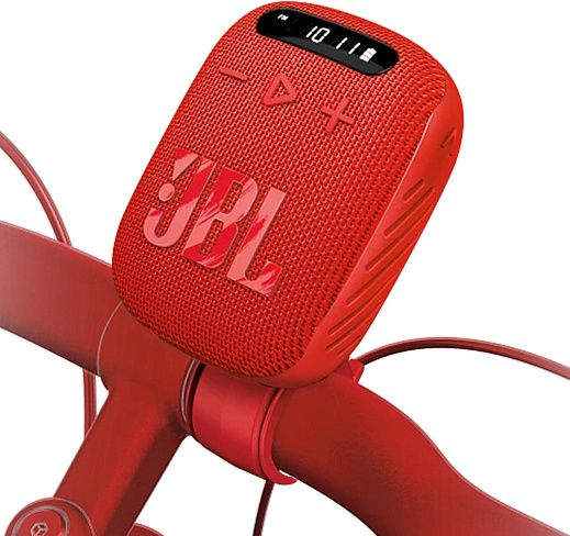 Портативная колонка JBL Wind 3 (JBLWIND3RED), 5 ВТ, 110-20000 Гц, 85 дБ, Bluetooth, красный ...
