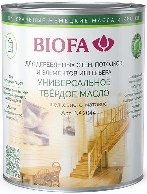 Масло для дерева Biofa Универсальное Твердое Масло 0.4 л., Белый - купить с доставкой по ...