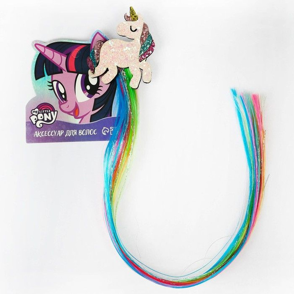 Прядь для волос Hasbro "My Little Pony", Искорка, Единорог, 40 см ...
