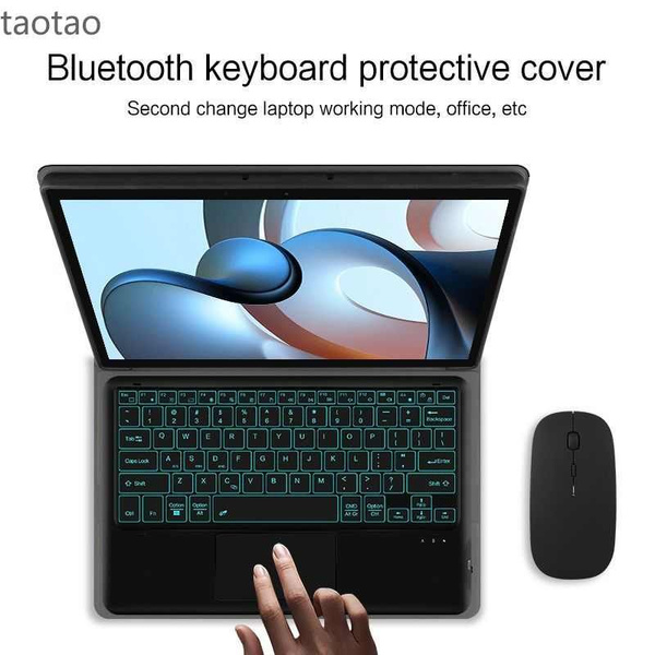 TT-Чехол с Сенсорный свет Bluetooth клавиатура + мышь для Huawei ...