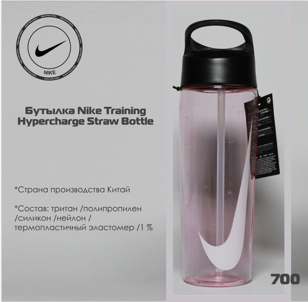 Nike Туристическая бутылка для воды ISбутылки 700мл, розовый - купить с ...
