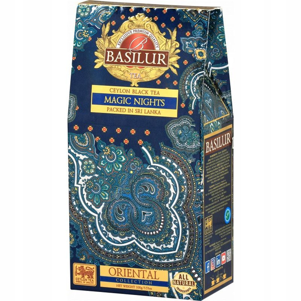 Чай черный листовой BASILUR MAGIC NIGHTS ? 100г, Шри-Ланка - купить с ...