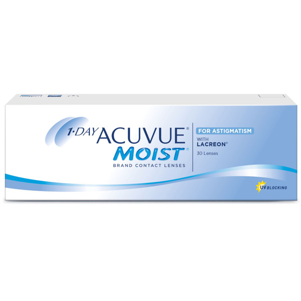 Астигматические линзы Acuvue, 1-Day Acuvue Moist Astigmatism Lacreon ...