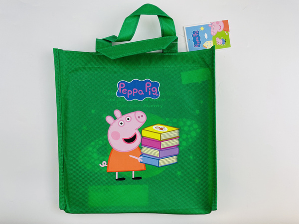 Peppa Pig, 10 английских книг в сумочке (green) | Peppa Pig - купить с ...