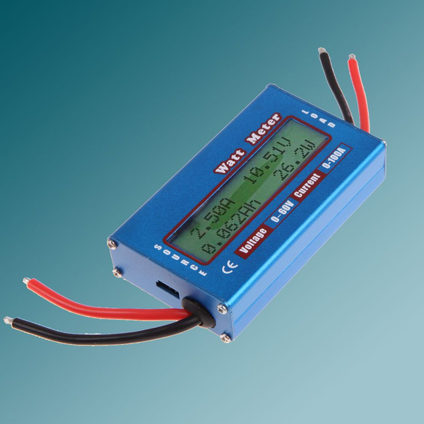 Простой анализатор мощности постоянного тока ватт вольт амперметр 12V ...