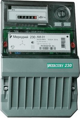 Счетчик электроэнергии Меркурий Прямого включения/1, Трехфазный ...