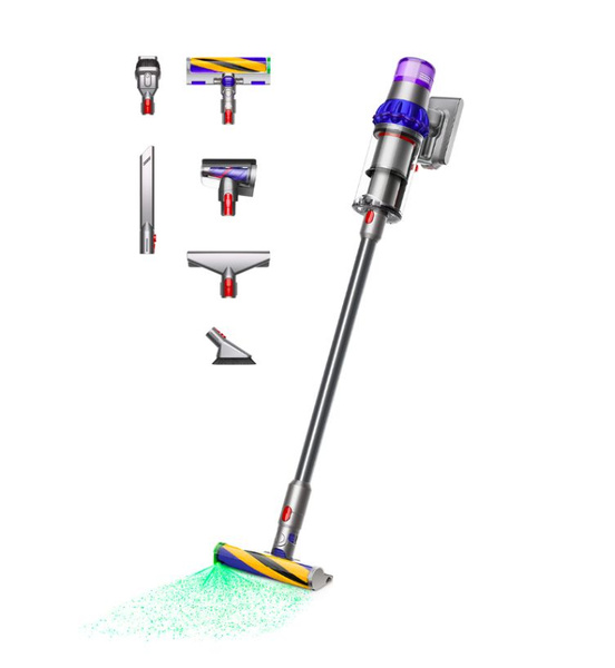 Вертикальный Пылесос Dyson V15 Detect fluffy (SV47) EU, blue/nickel ...