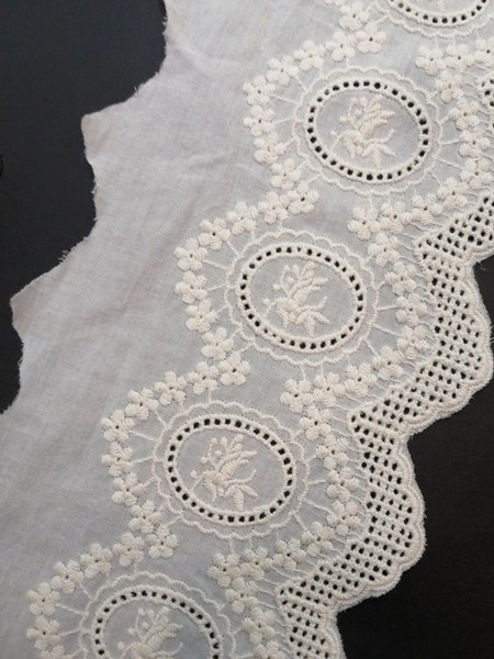 Кружево(Шитье) Mauri Angelo (Италия), 100%хлопок, 1 метр купить на OZON ...