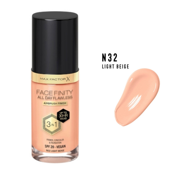 Тональная основа Max Factor Facefinity All Day Flawless 3-in-1 тон 32 ...
