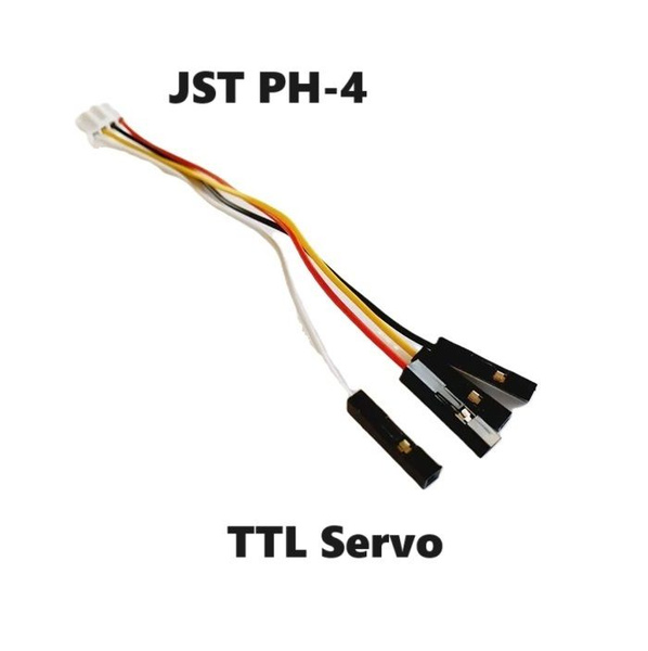 Переходник JST PH-4 4-Pin на JST 4pin RE JR Servo (папа / мама) 184 ...