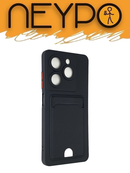 Чехол Neypo для Tecno Spark 20 Spark 20c Bg7n 6 6 черный Pocket матовый купить на Ozon по