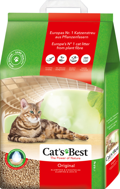 Наполнитель для кошачьего туалета CAT'S BESТ ORIGINAL - Кэтс Бэст ...
