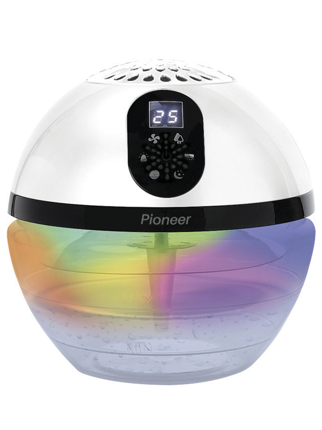 Увлажнитель-мойка воздуха Pioneer 1,5л с LED дисплеем, ионизатором, УФ ...