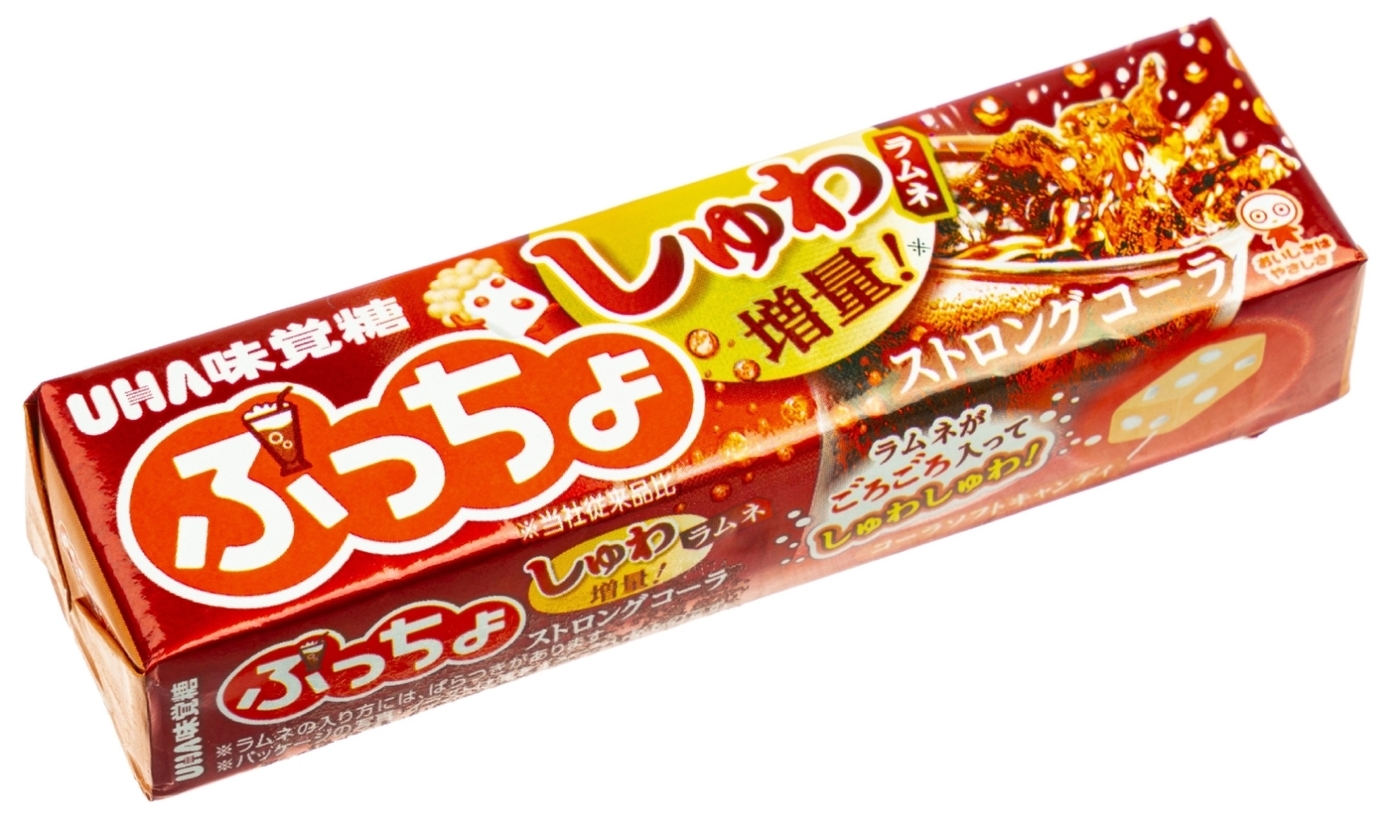 Японские жевательные конфеты со вкусом колы "Puccho", UHA, Япония ...