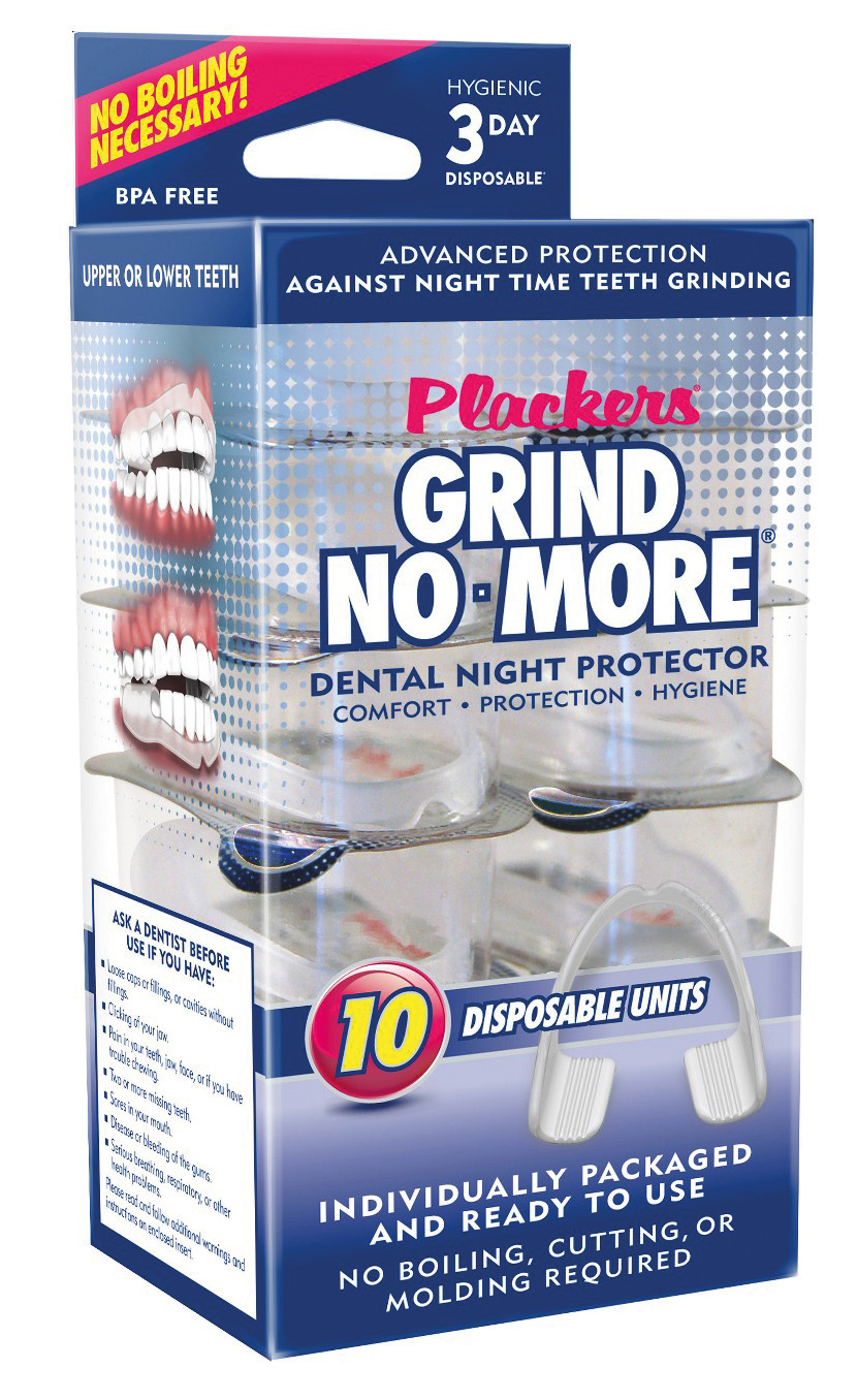 Капы для зубов от бруксизма Plackers Grind No More (10 шт.) — купить в ...