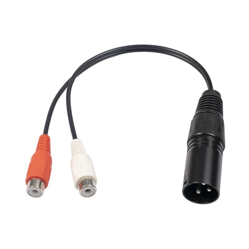 Кабель-разветвитель XLR на RCA Y, 3-контактный разъем XLR, штекер на ...