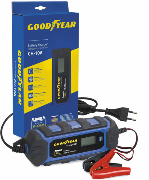 Зарядное устройство для автомобильных аккумуляторных батарей GOODYEAR ...