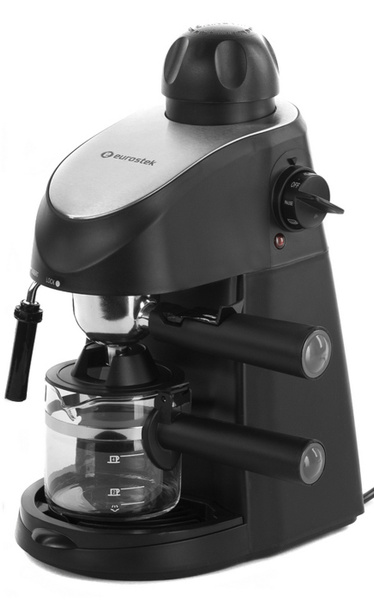 Eurostek Кофеварка рожковая ECM-6816, черный - купить с доставкой по ...