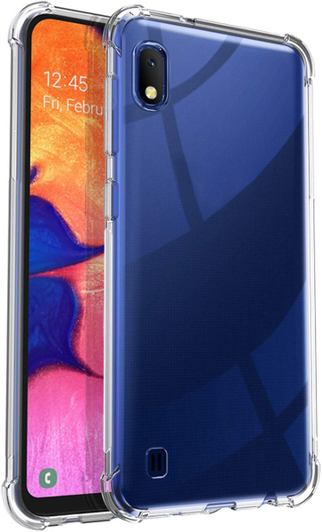 Силиконовый прозрачный чехол Armor для Samsung Galaxy A10 / Защитный ...