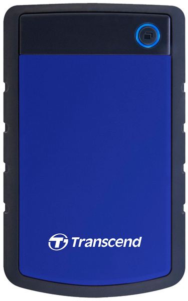 Transcend 1 ТБ Внешний жесткий диск (TS1TSJ25H3B), черный, синий ...