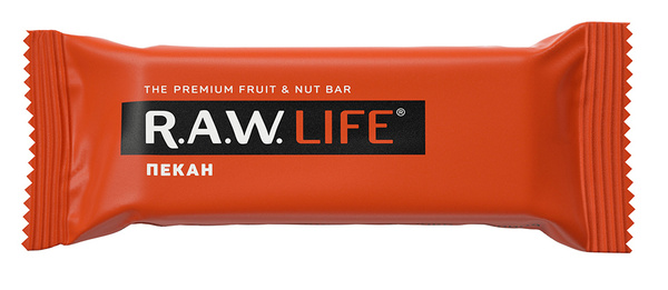 Raw Life Батончик "Пекан", 47 г - купить с доставкой по выгодным ценам ...