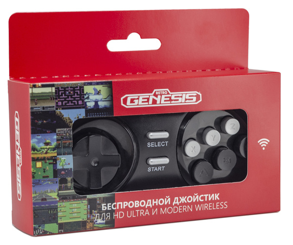 Геймпад Retro Genesis, для 16 bit, черный - купить по выгодной цене в ...